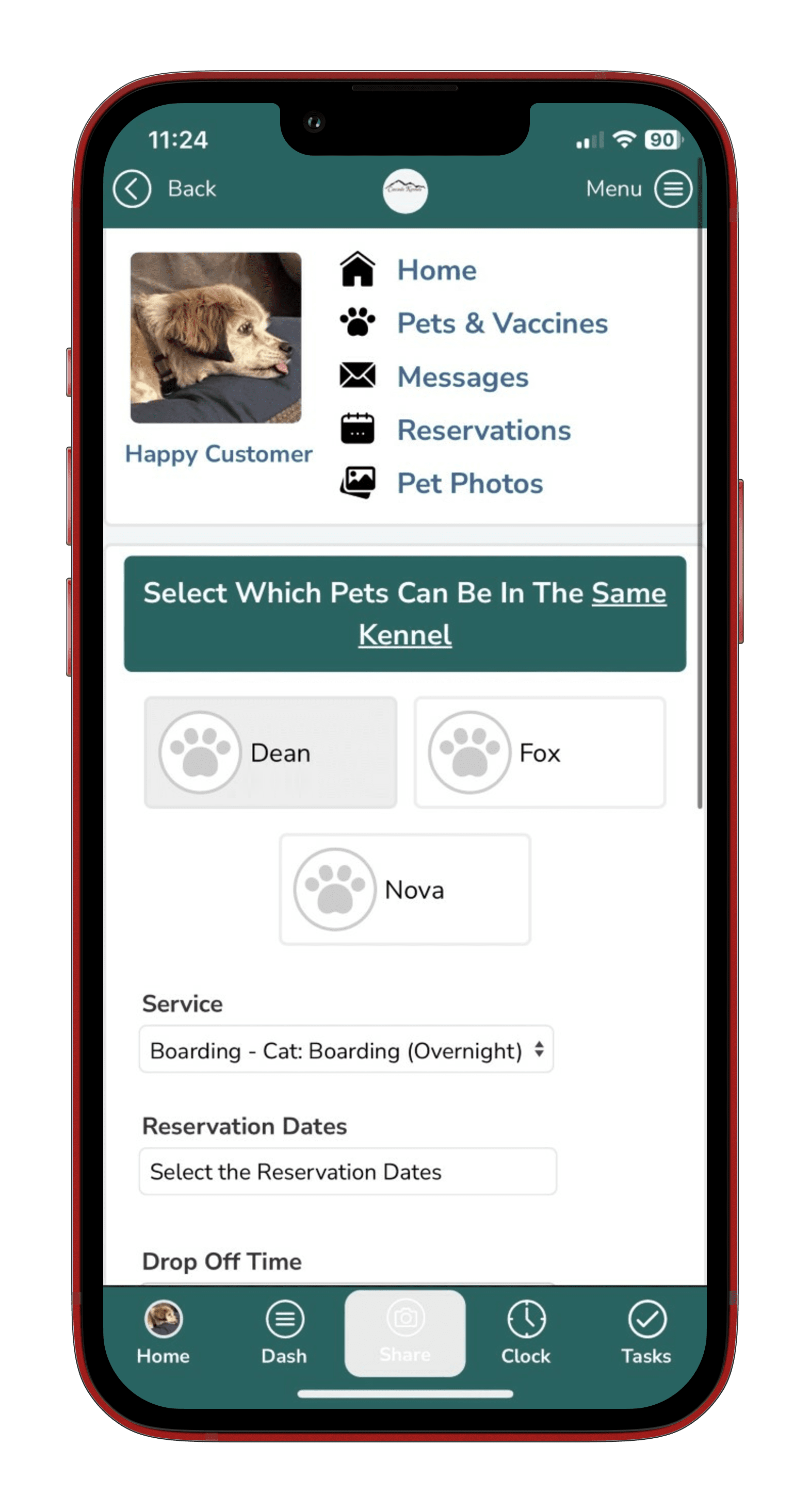 Reservation Form | Cascade Kennels